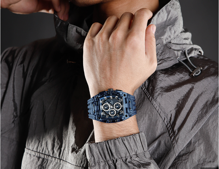 NAVIFORCE NF7105 Men’s Watch with Multifunctional Dial, Luminous, Wate ...